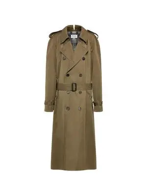 MAISON MARGIELA Cotton Trench Coat - Multicolor