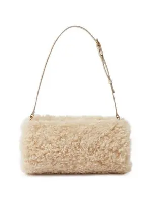 Stella McCartney Logo Shearling Pouch - Multicolor