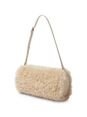 Stella McCartney Logo Shearling Pouch - Multicolor