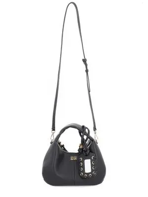 GANNI Small Hobo Bag - Black