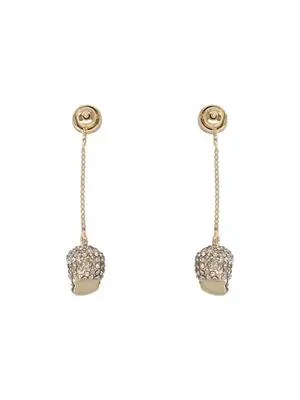 Alexander McQueen Skull Dangle Earrings