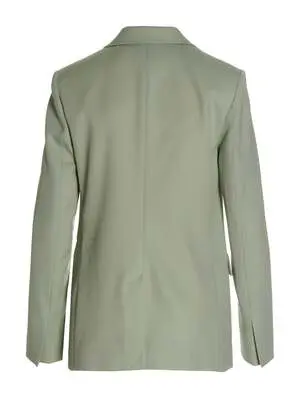 LANVIN Wool Single Breast Blazer Jacket