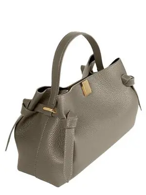 Yuzefi Gyoza Leather Handbag - Cream