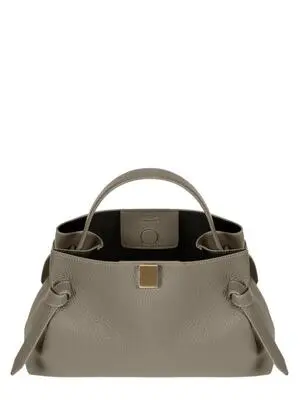 Yuzefi Gyoza Leather Handbag - Cream