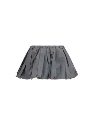 Miu Miu Balloon Mini Skirt - Gray
