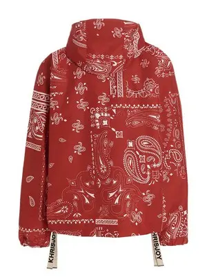 Khrisjoy Bandana Hood Nylon Windbreaker Jacket