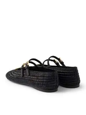 Prada Crochet Ballerinas