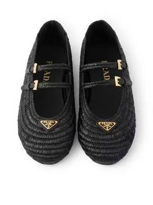 Prada Crochet Ballerinas