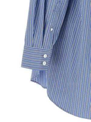 Isabel Marant Étoile Cylvany Striped Cotton Shirt - Blue