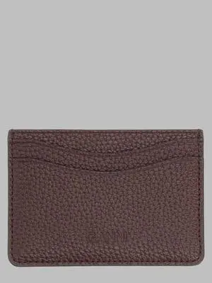 GANNI Bou Card Holder - Brown
