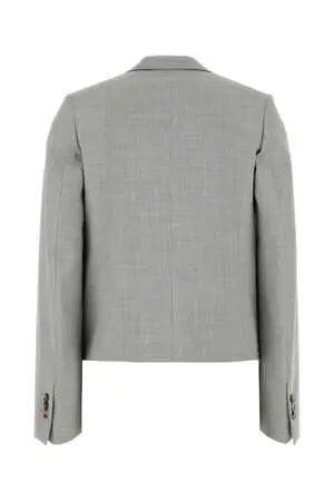 Loewe Grey Wool Blazer - Gray