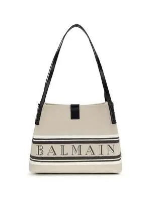 Balmain Canvas Shoulder Bag - Multicolor