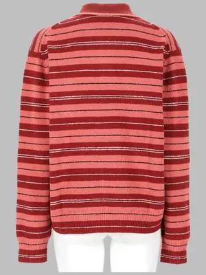Paul Smith Striped Boucle Rugby Sweater - Pink