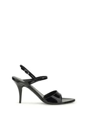 Balenciaga Avenue Bow Sandals - Black