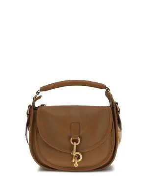 Burberry Small B Clip Crossbody Bag - Brown