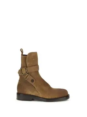Burberry Suede Boots - Brown