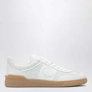 Valentino Garavani Upvillage Sneakers In Perforated Leather - White