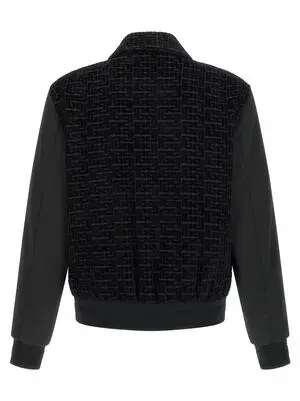 Balmain Velvet Bomber Jacket