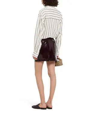 Gucci Vertical Striped Silk Shirt