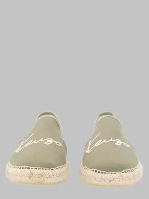 Kenzo Espadrilla Con Logo Ricamato