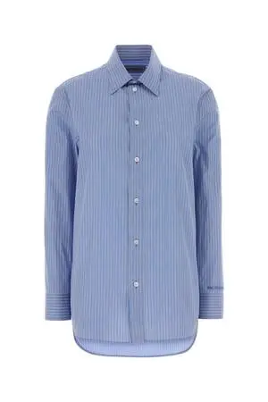 Balenciaga Embroidered Poplin Shirt - Multicolor
