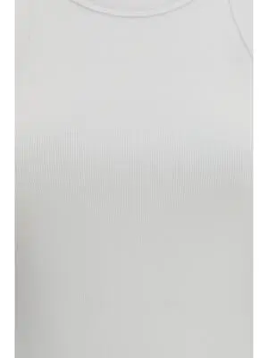 TOTEME Ribbed Cotton Tank Top