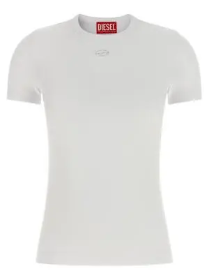 DIESEL® T-ribber-od T-shirt - White