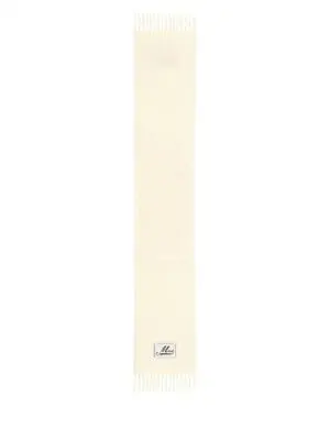 Marni Alpaca Scarf - White