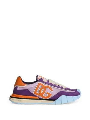Dolce & Gabbana Logo Appliqué Sneakers - Multicolor