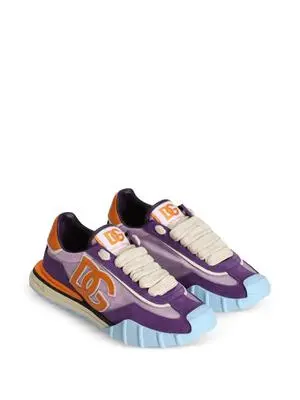 Dolce & Gabbana Logo Appliqué Sneakers - Multicolor