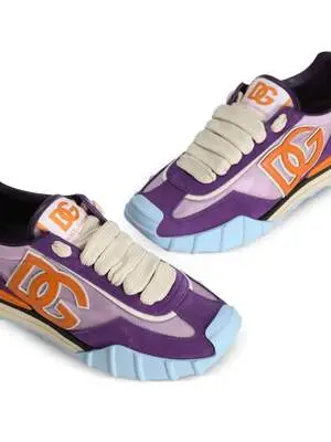 Dolce & Gabbana Logo Appliqué Sneakers - Multicolor