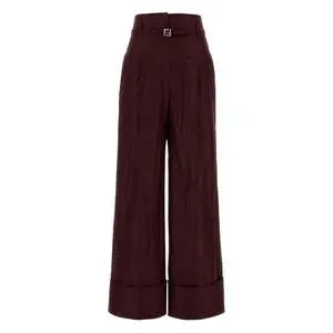 Fendi Palazzo Pants - Red