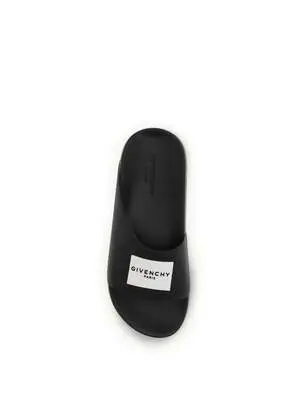 Givenchy Rubber Logo Slippers