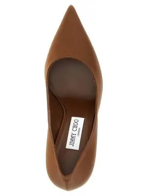 JIMMY CHOO Satin Love Pumps - Brown