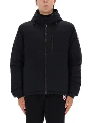 Canada Goose Lodge Jacket With Hood - Black
