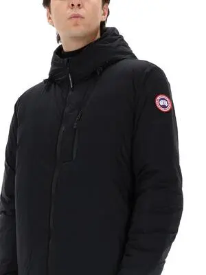 Canada Goose Lodge Jacket With Hood - Black