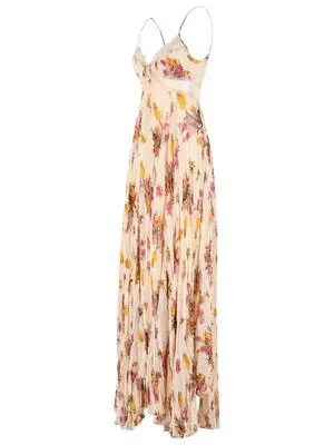 Blumarine Peach Viscose Dress