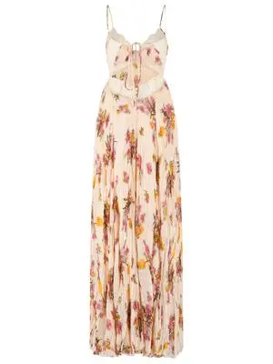 Blumarine Peach Viscose Dress
