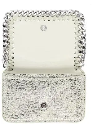 Stella McCartney Card Holder Falabella - Silver