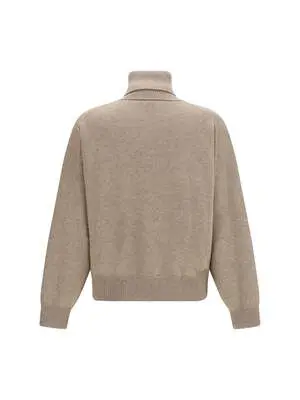 Brunello Cucinelli Cashmere Turtleneck Sweater - Brown