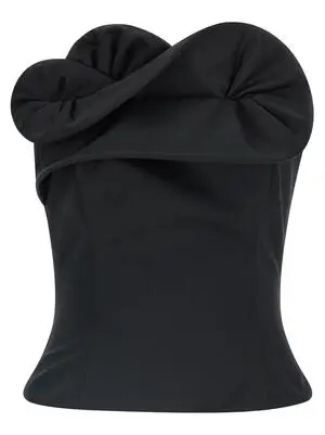 Magda Butrym 01' Corset Top - Black
