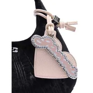GANNI Calf Leather Keyrings & Chains