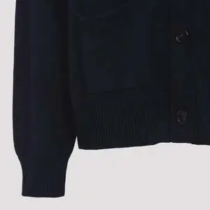 AMI Paris Wool And Cotton Cardigan