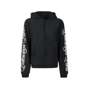 Balenciaga Tops Hoodies - Black