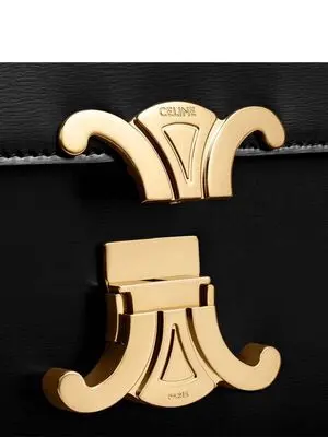 Celine Triomphe Classique Leather Shoulder Bag
