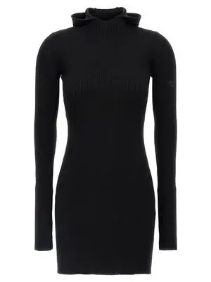 Fendi Hooded Dress - Black