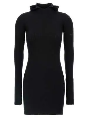 Fendi Hooded Dress - Black