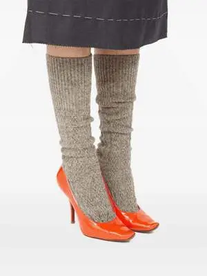 MAISON MARGIELA 100mm Leather Pumps - Multicolor