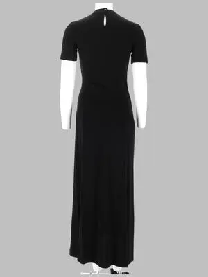 Rabanne Draped Jersey Long Dress
