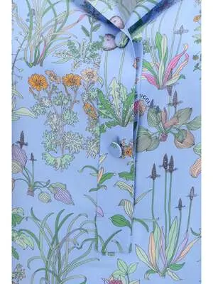 Gucci Printed Silk Twill Shirt